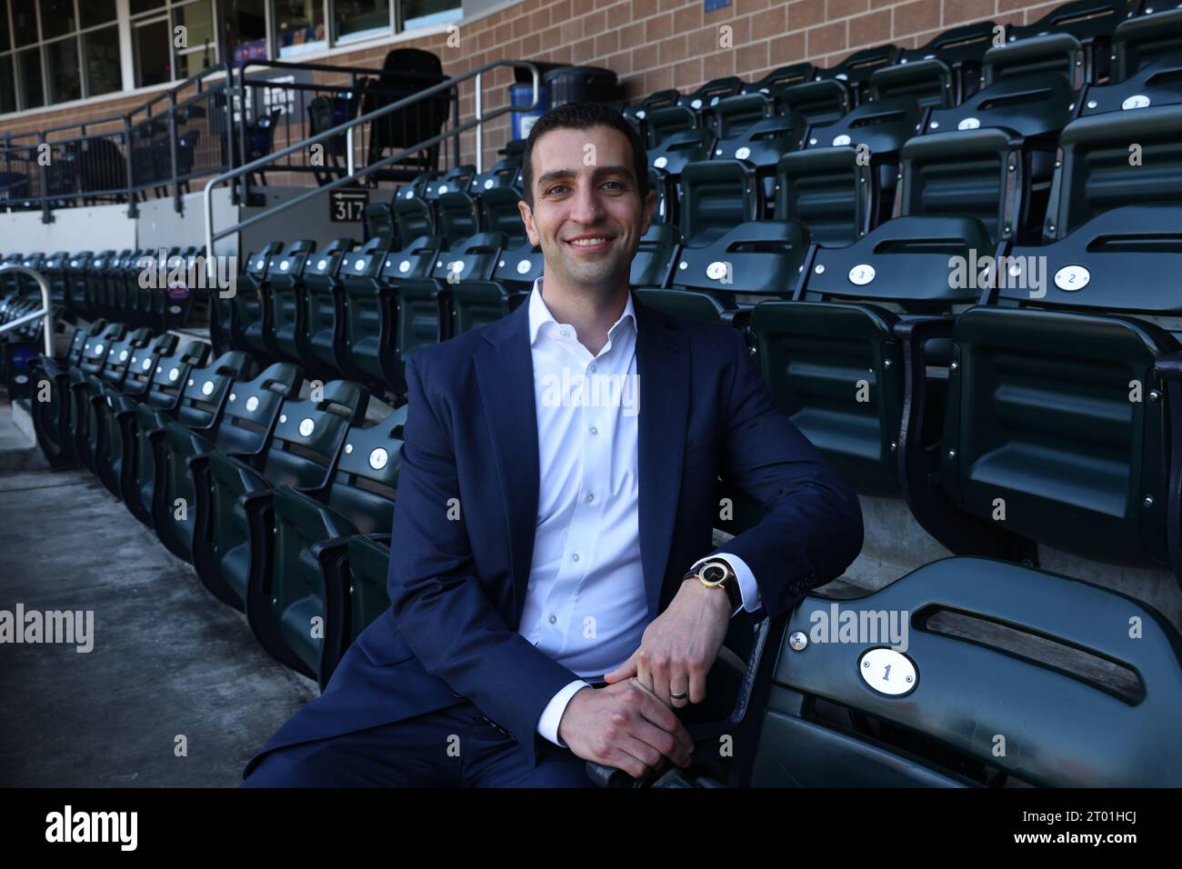 New York Mets President Of Baseball Operations David Stearns poses for ...