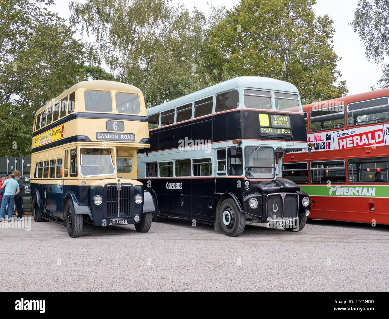 Vintage bus rally hi-res stock photography and images - Alamy