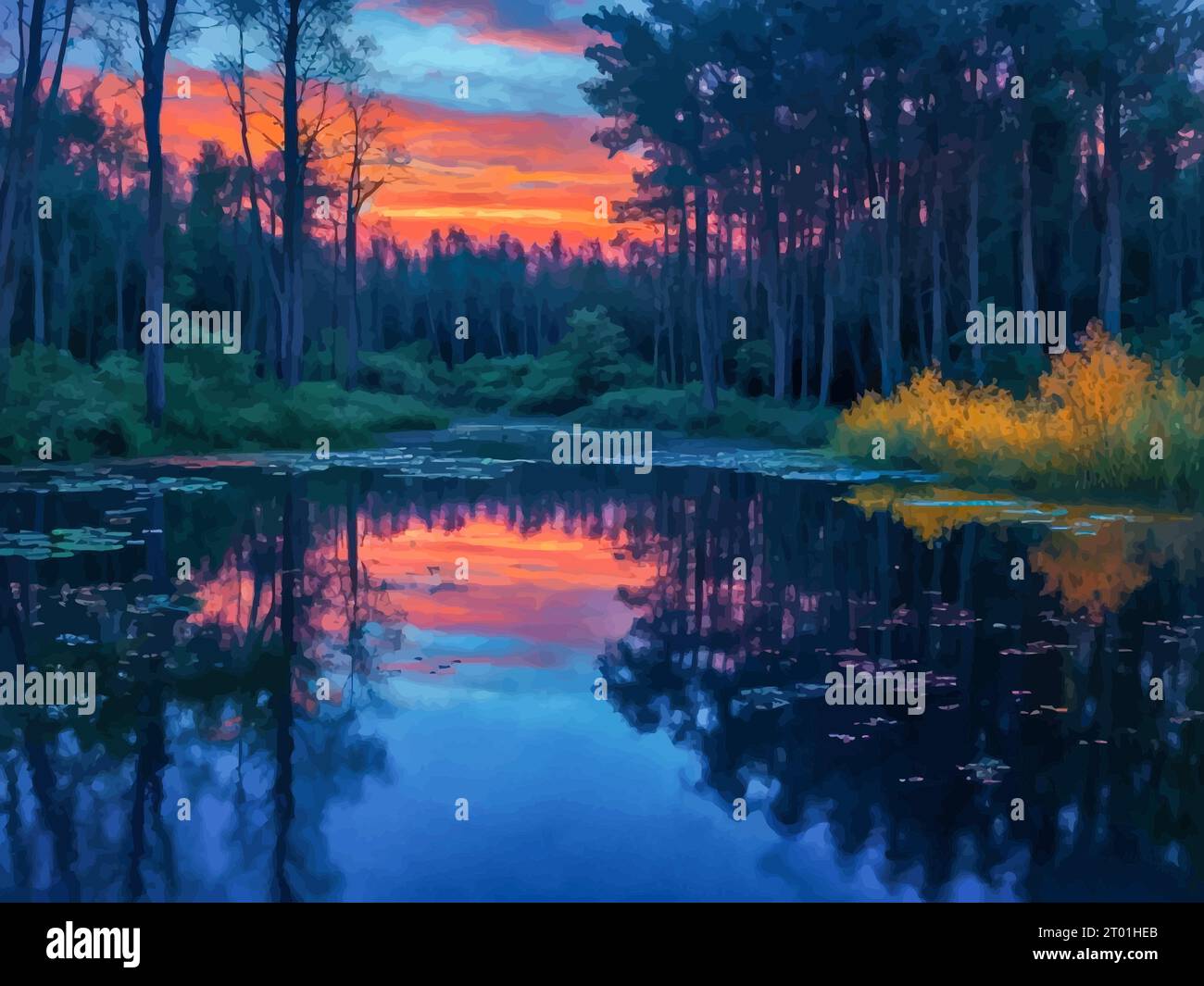 High resolution painting Stock Vector Images - Alamy