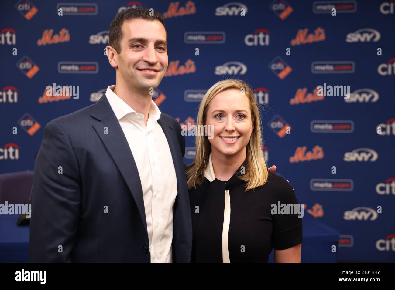 New York Mets President Of Baseball Operations David Stearns and wife ...