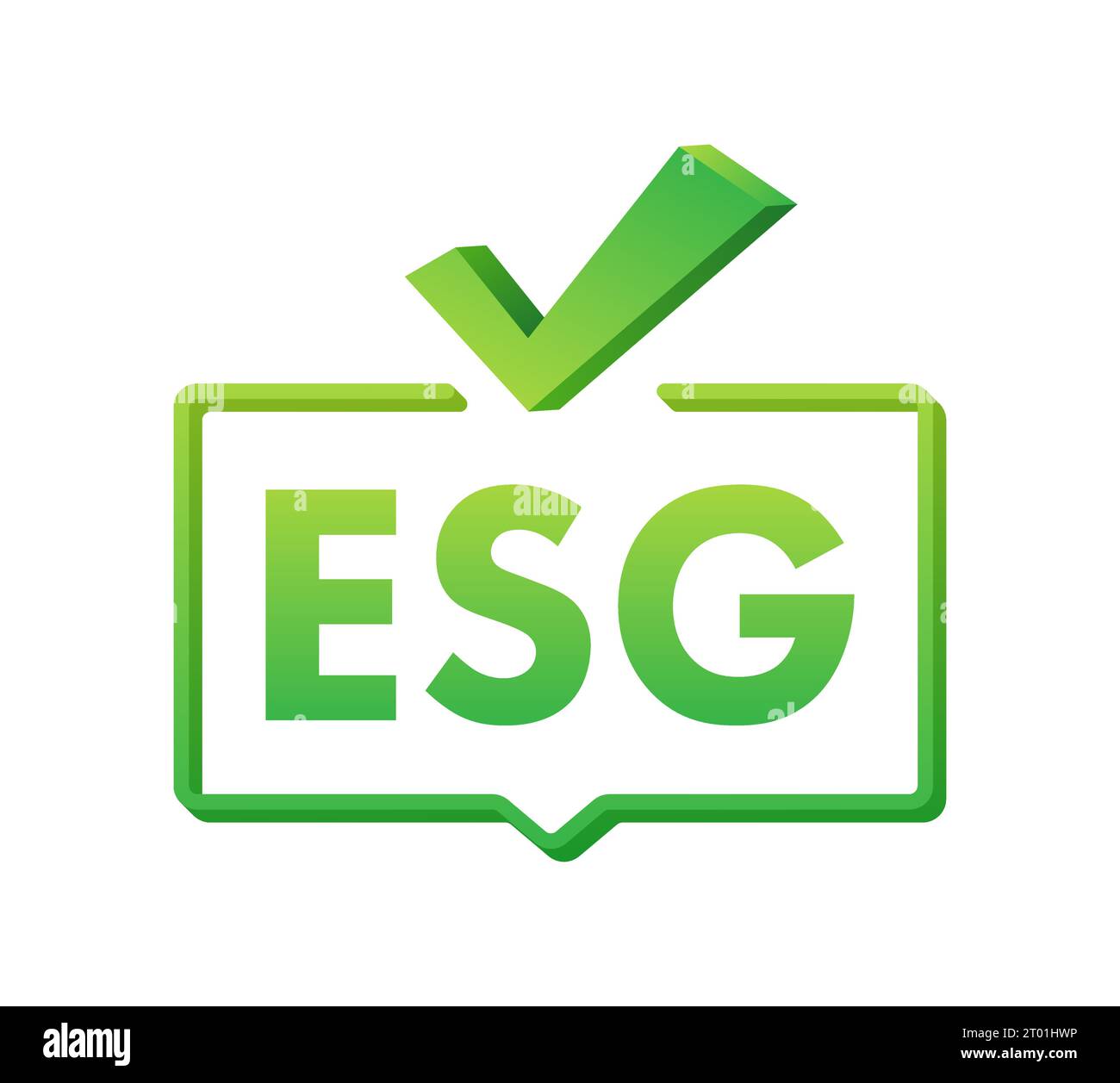 Esg icon background Stock Vector Images - Alamy