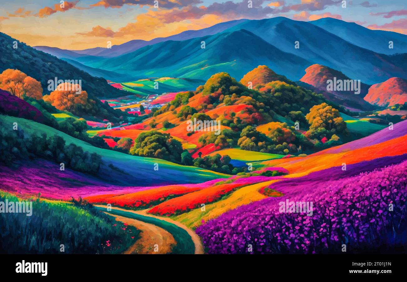 High resolution painting Stock Vector Images - Alamy