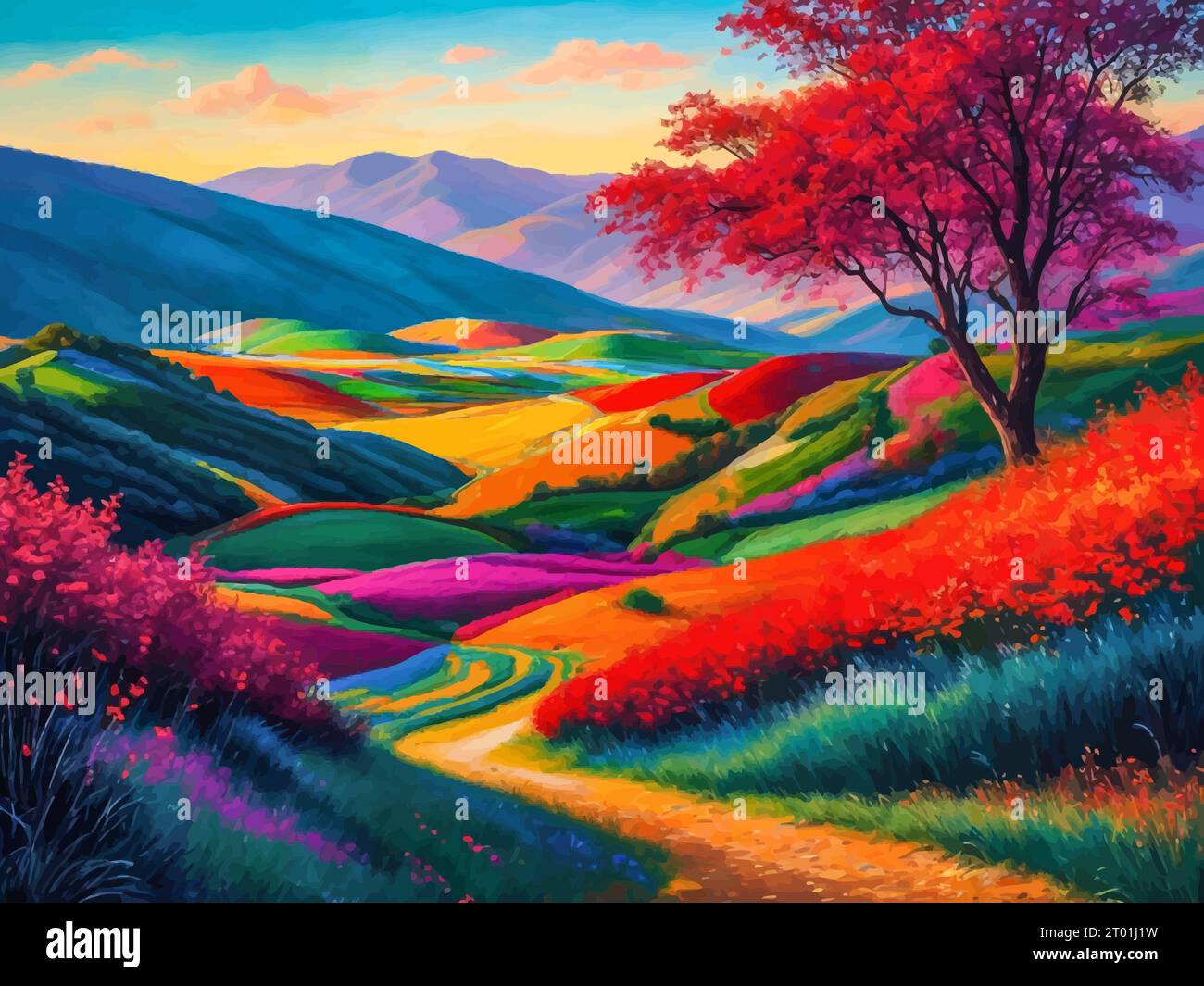 High resolution painting Stock Vector Images - Alamy