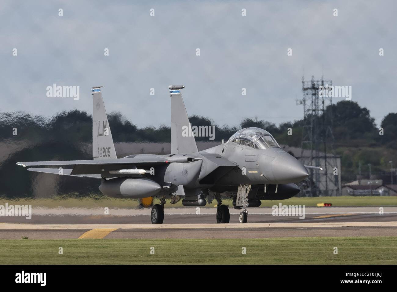 A USAF McDonnell Douglas F-15 Eagle at RAF Lakenheath, Lakenheath ...