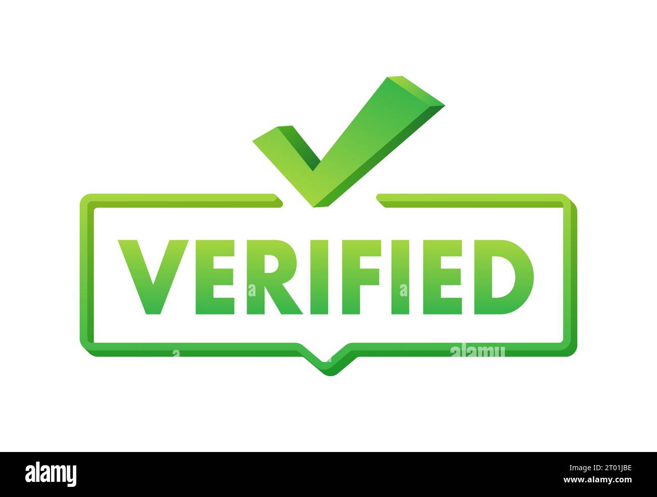 Verified badge profile. Verified square grunge. Checkmark icon. Vector stock illustration Stock ...