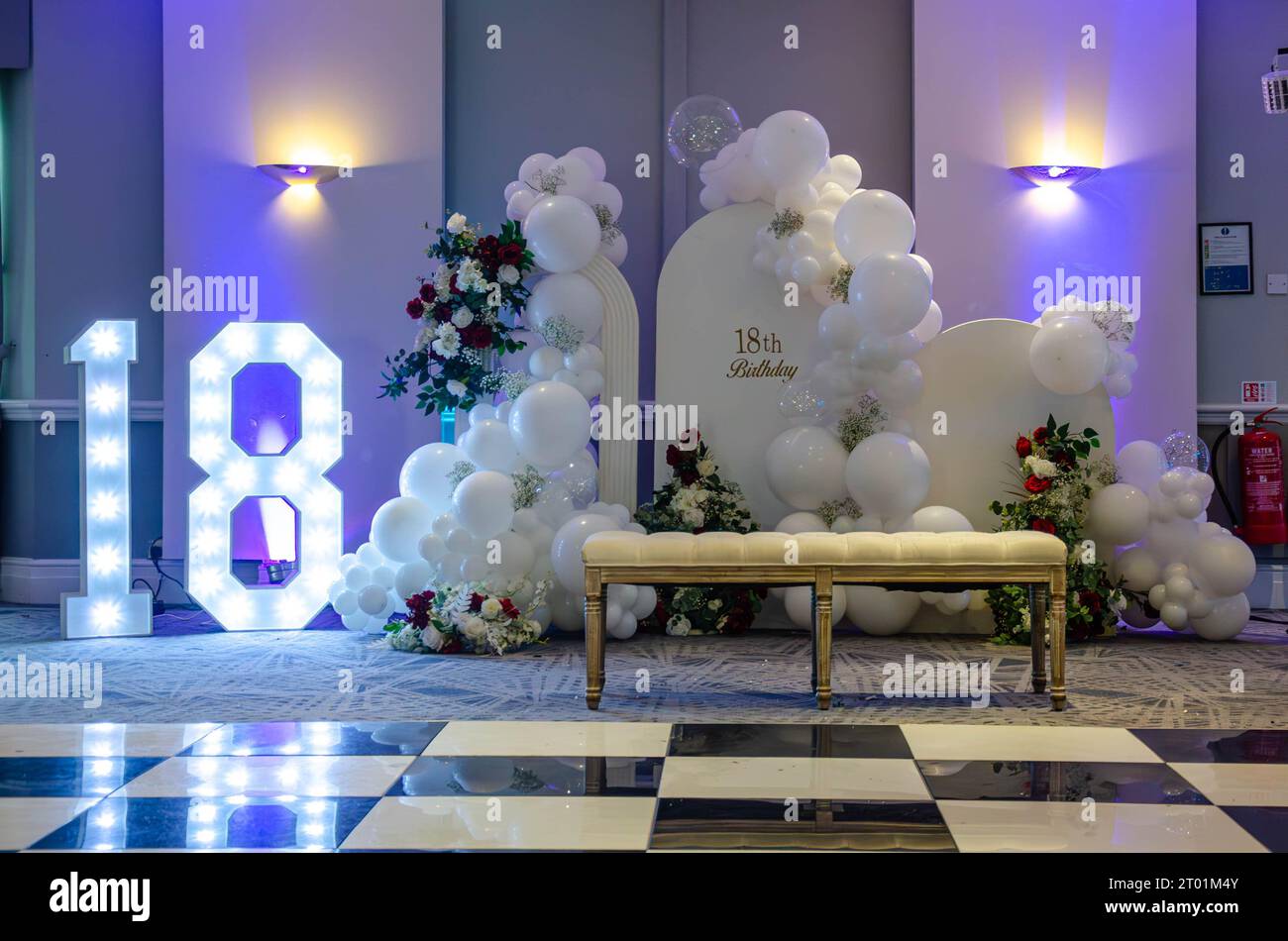18th Birthday Stage Design
