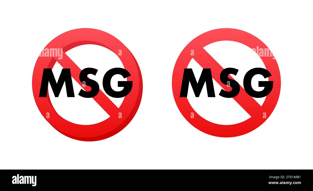 Monosodium glutamate food label Stock Vector Images - Alamy