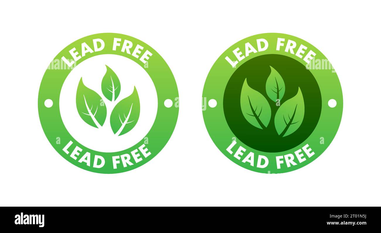 Lead free sign hi-res stock photography and images - Alamy