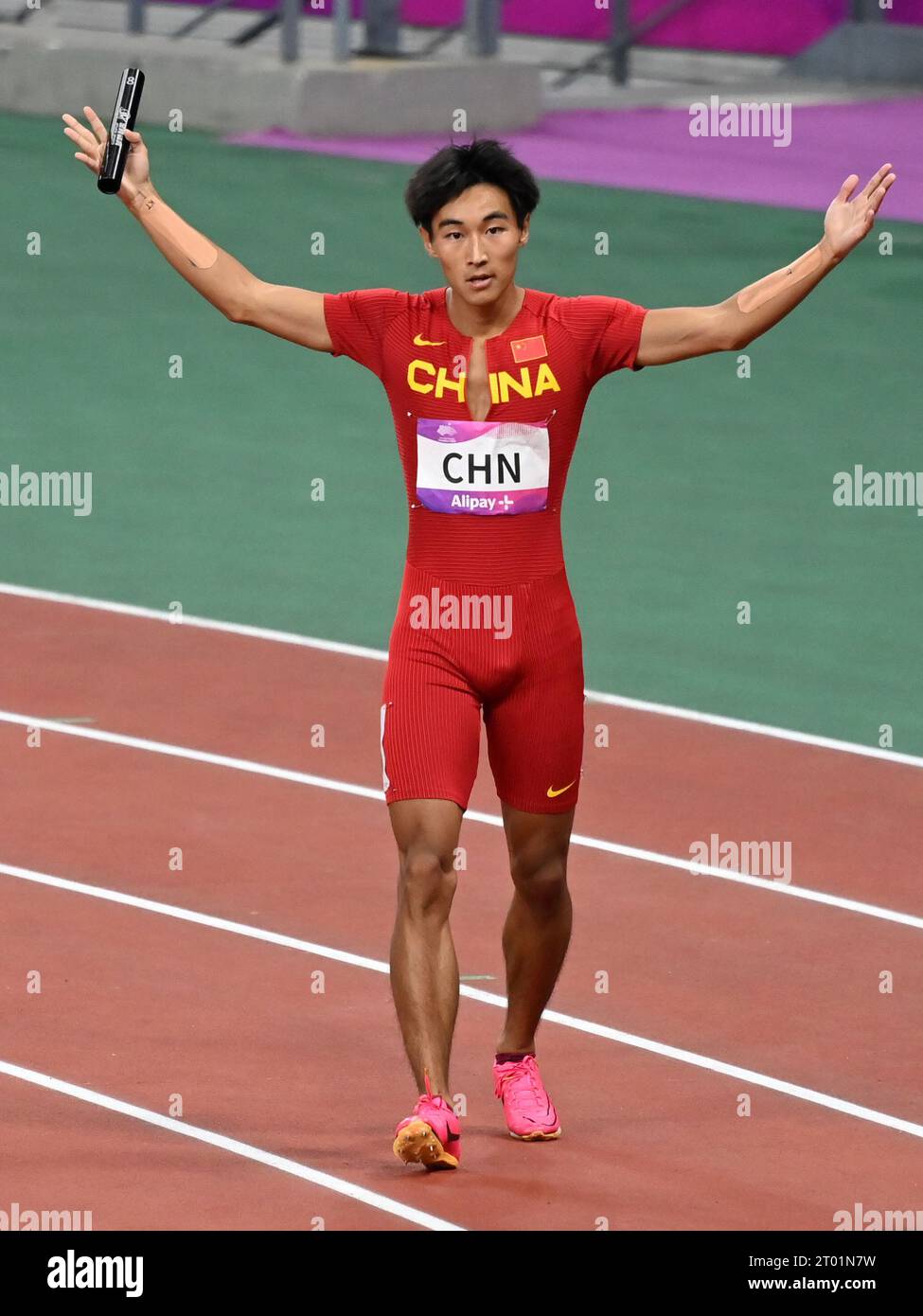 Hangzhou, China's Zhejiang Province. 3rd Oct, 2023. Chen Jiapeng of ...