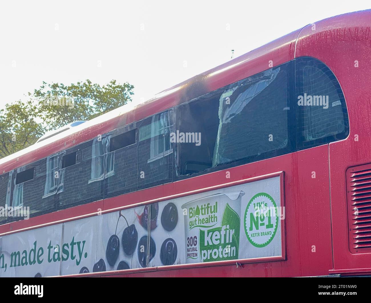 London, UK. 03rd Oct, 2023. The upper deck of an Arriva Routemaster bus ...