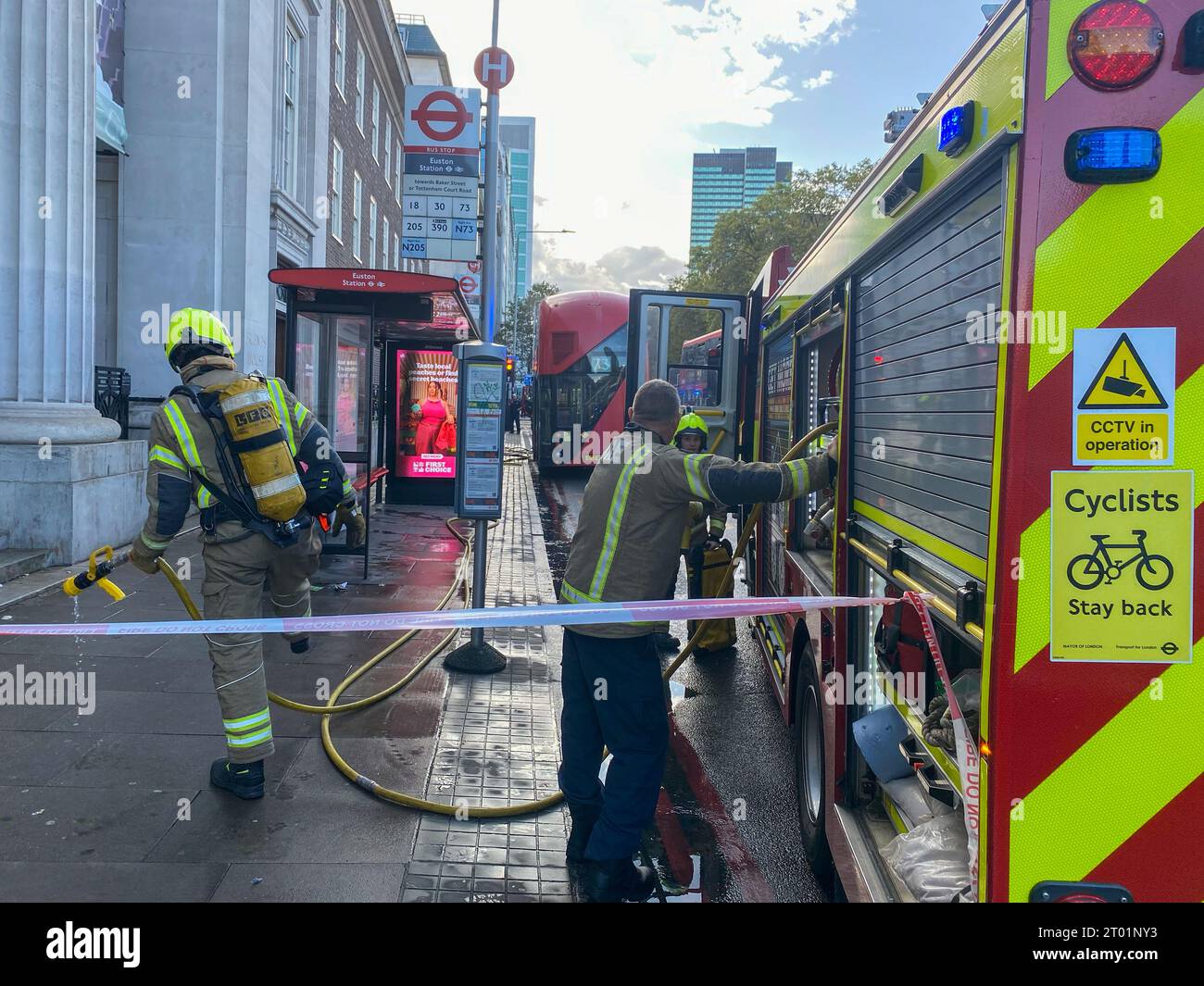 London, UK. 03rd Oct, 2023. The upper deck of an Arriva Routemaster bus ...