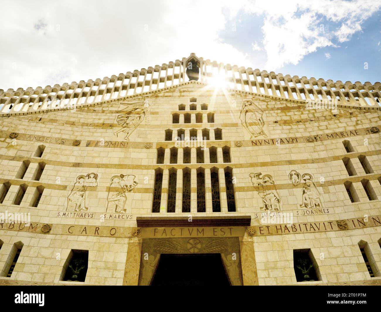 The neo-Gothic elegance of a Christian pilgrimage site in Nazareth ...