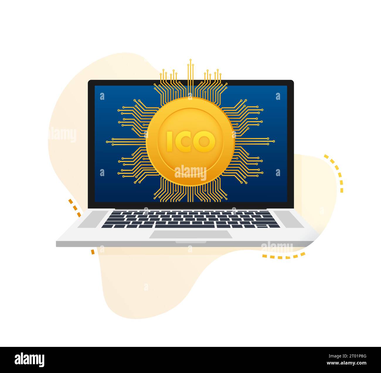 ICO, initial coin offering. ICO Token production process. Vector stock ... ICO, initial coin offering. ICO Token production process. Vector stock ...