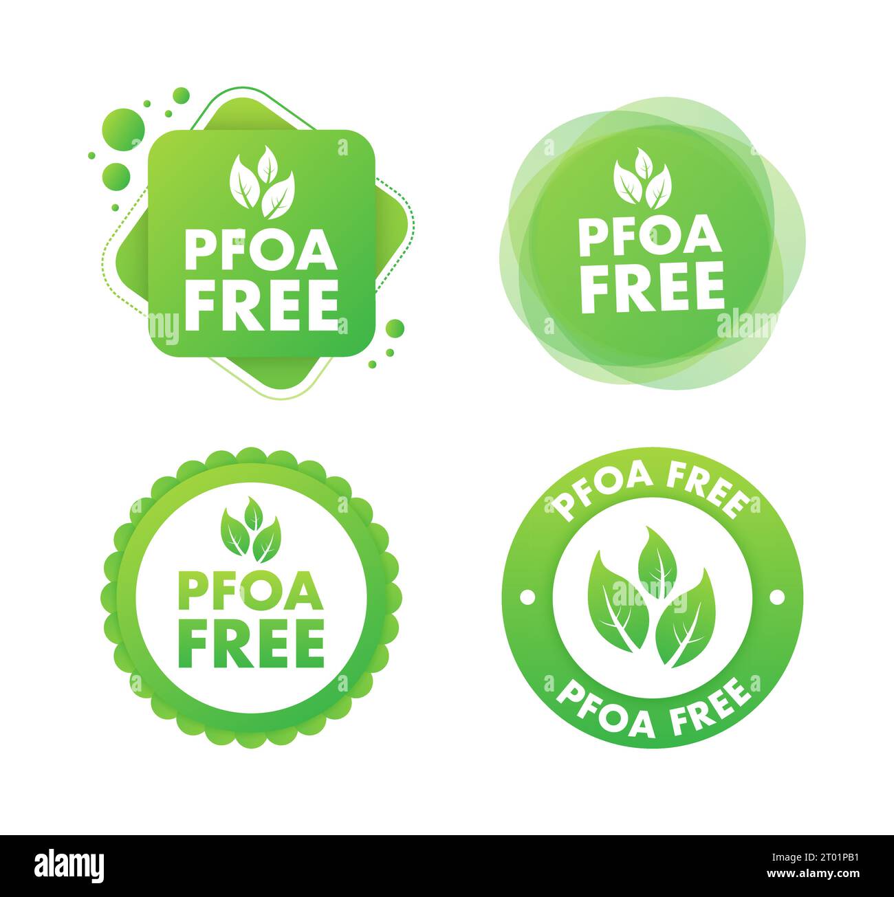 Pfas Free label. Proper nutrition, healthy eating. Pfas Free sign .Vector stock illustration ...