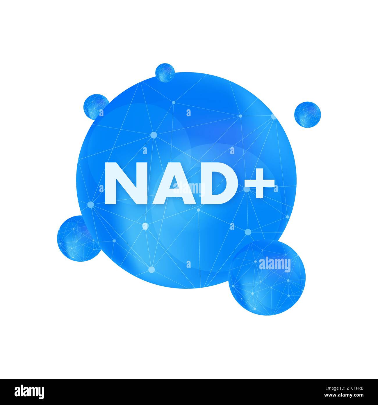 Nicotinamide mononucleotide molecule. Skeletal formula. Precursor of NAD. Vector stock ...