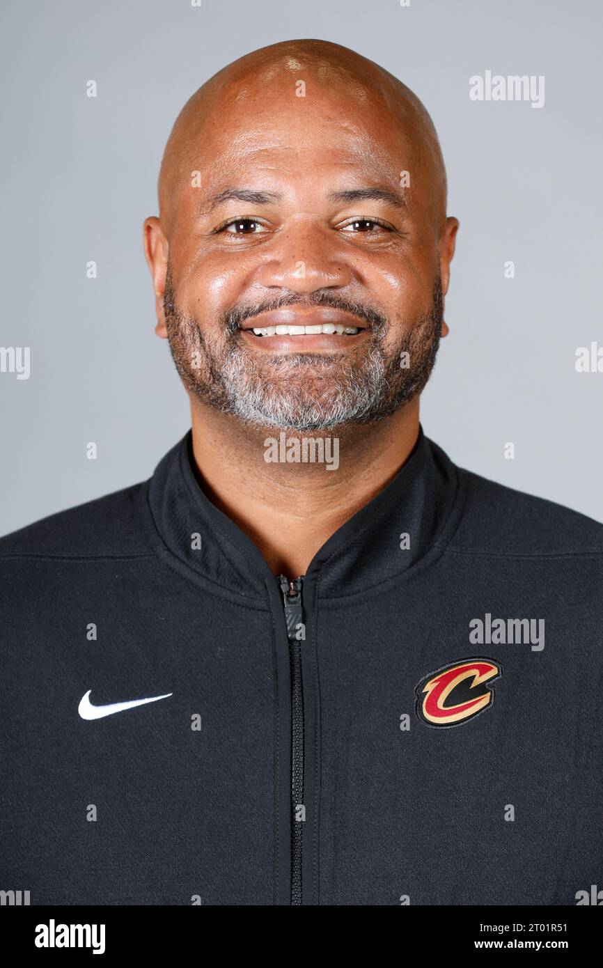 Cleveland Cavaliers head coach J.B. Bickerstaff poses for a portrait ...