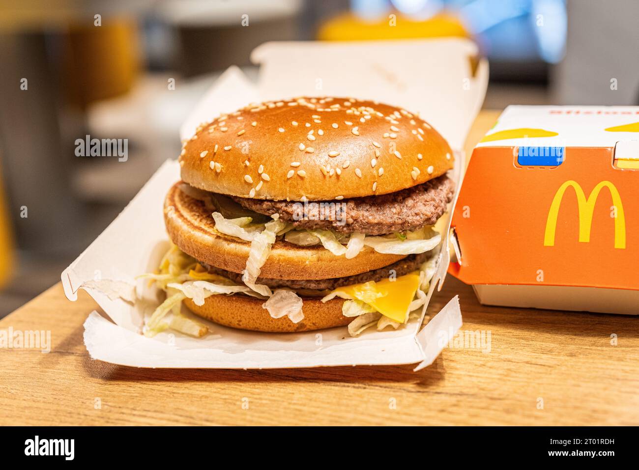 January 21, 2023 in Rome, Italy: MacDonalds Meal Of American Fast Food ...