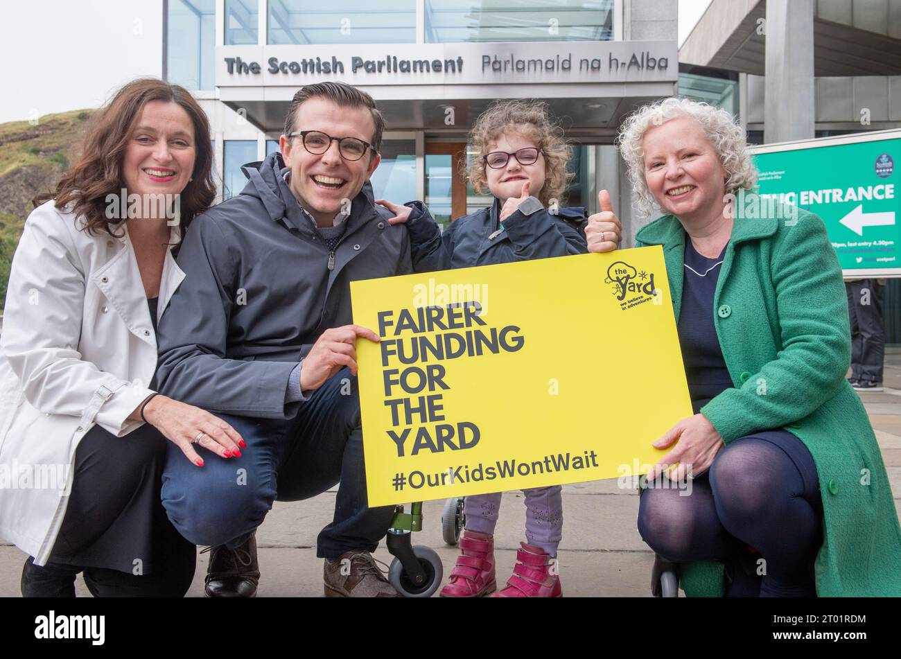 Undated handout photo of (left to right) Celine Sinclair (CEO, The Yard ...