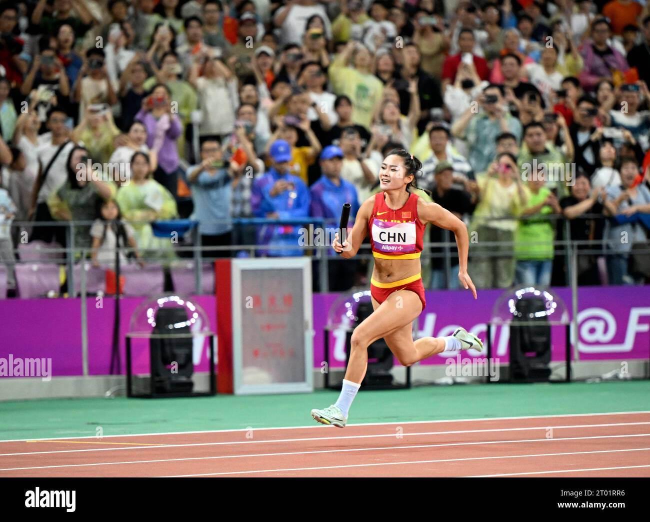 Hangzhou, China's Zhejiang Province. 3rd Oct, 2023. Liang Xiaojing of ...