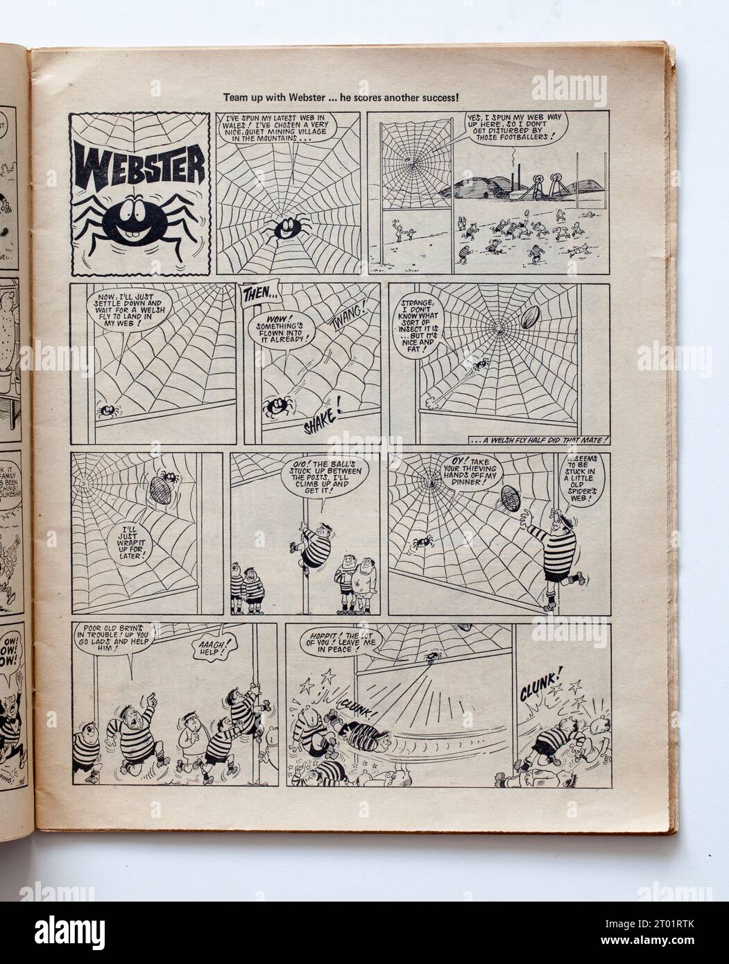 Webster Cartoon from Vintage 1970s Shiver and Shake Comic Stock Photo ...