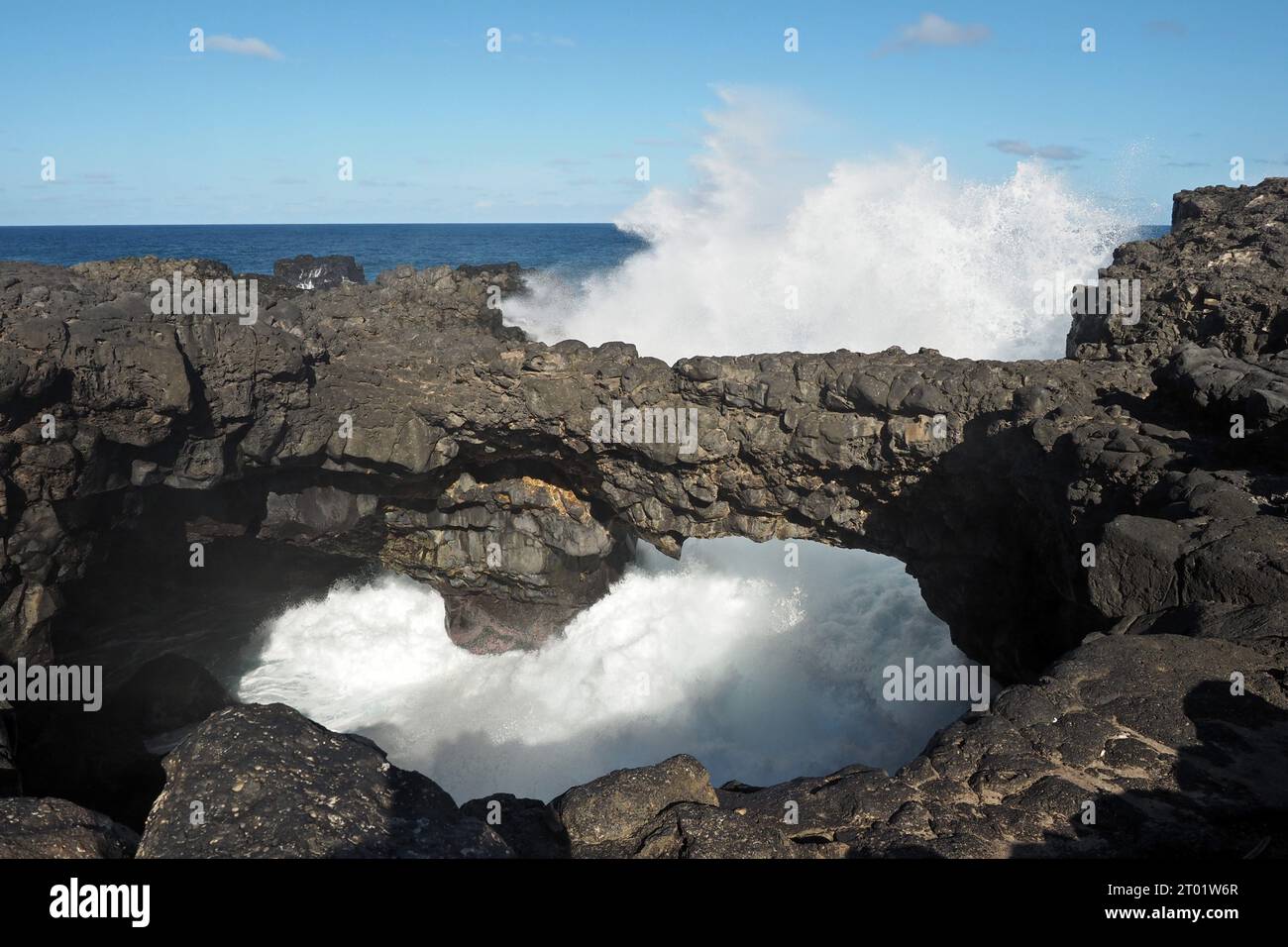Natural bridge, Mauritius Stock Photo - Alamy
