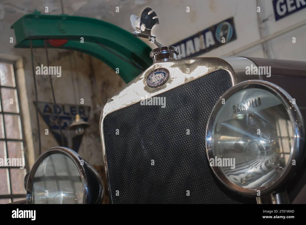 Collection of Vintage vehicles, some of them made 100 years ago ...