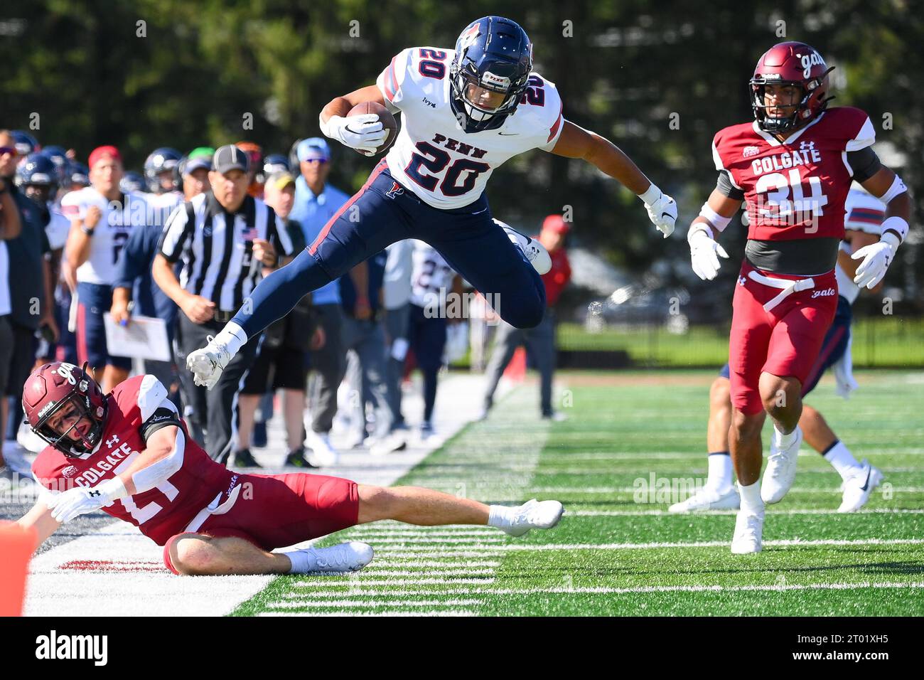 September 16, 2023: Pennsylvania Quakers running back Jacob Cisneros ... September 16, 2023: Pennsylvania Quakers running back Jacob Cisneros ...