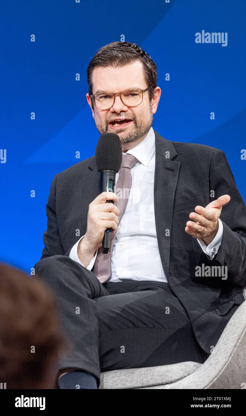 Hamburg, Germany. 03rd Oct, 2023. Justice Minister Marco Buschmann (FDP ...