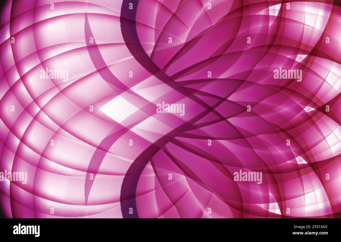 realistic pink color geometric style optical illusion background design ...