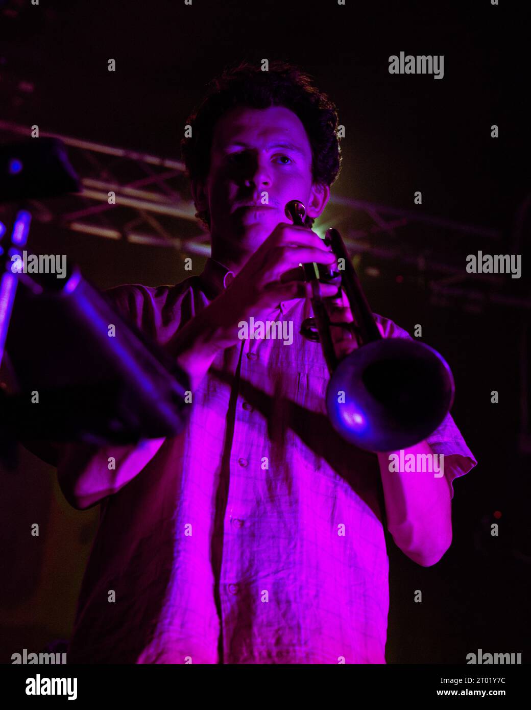 Milan, Italy, 19th September 2023. English post-punk band Squid perform ...