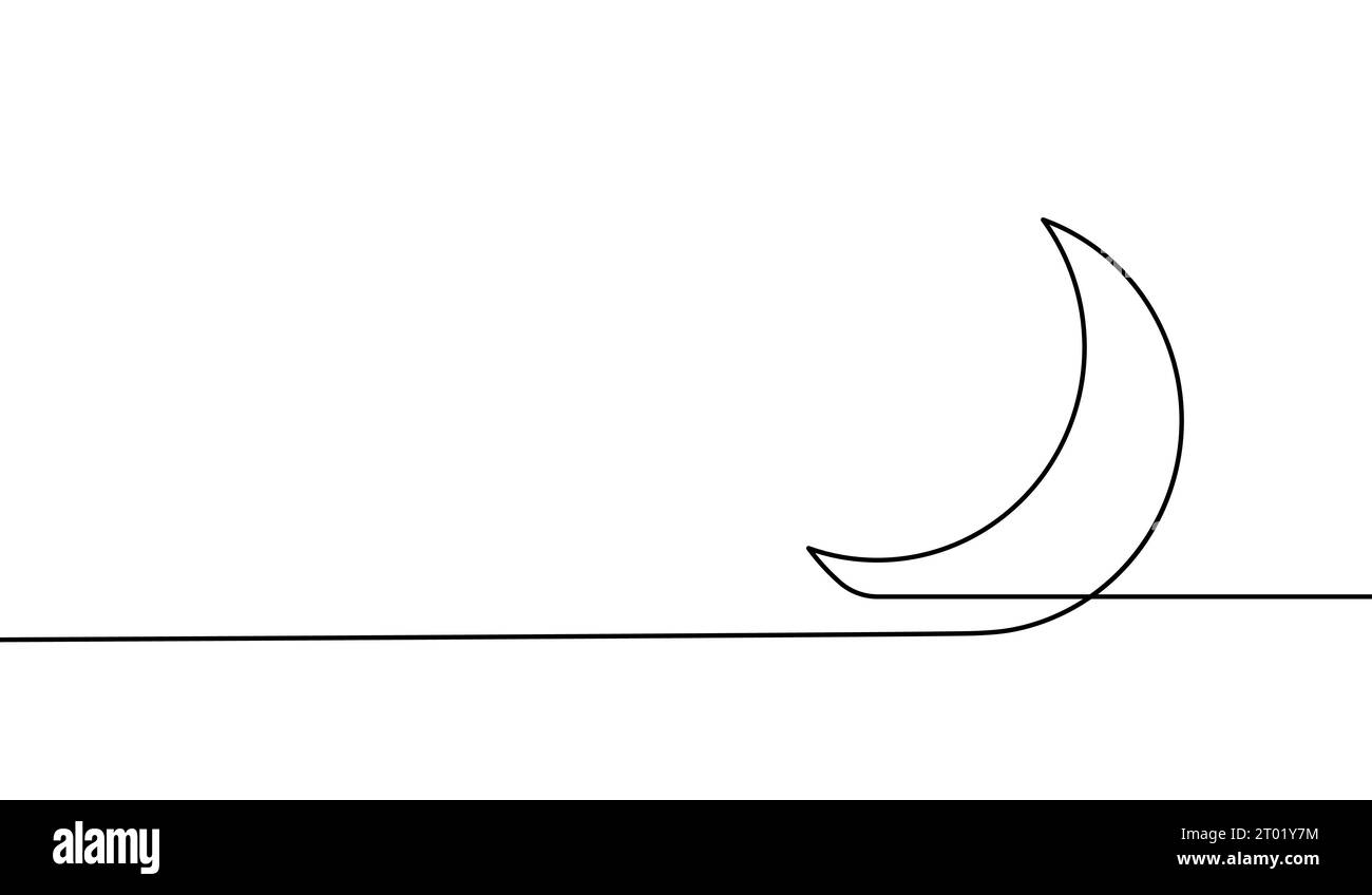 How To Draw A Moon Half