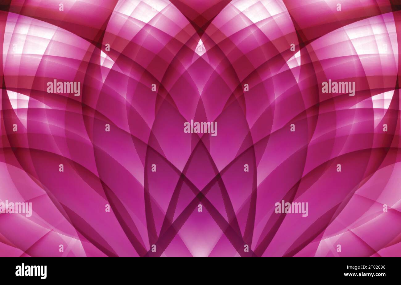 creative new realistic pink color geometric style optical illusion ...