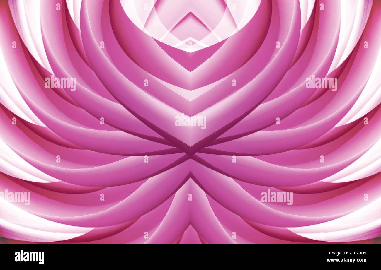 new realistic pink color geometric style optical illusion background ...