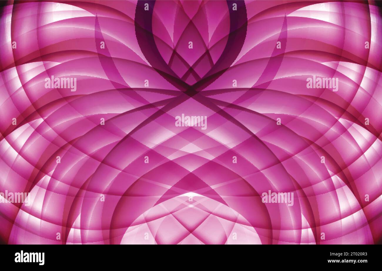 creative new realistic pink color geometric style optical illusion ...