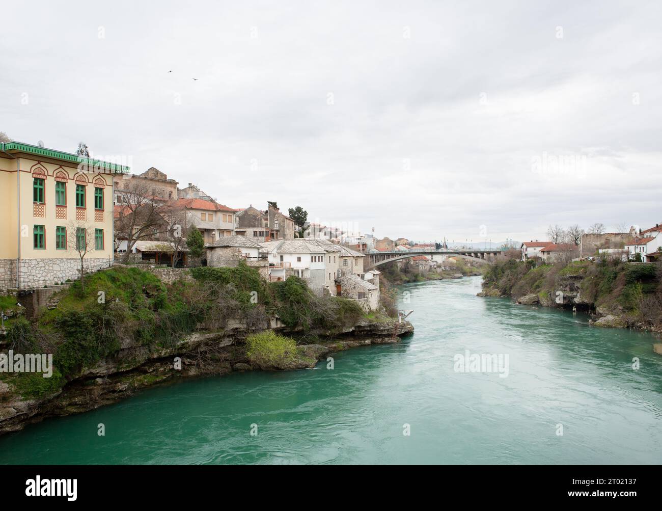 River Neretva from Stari Most Stock Photo - Alamy