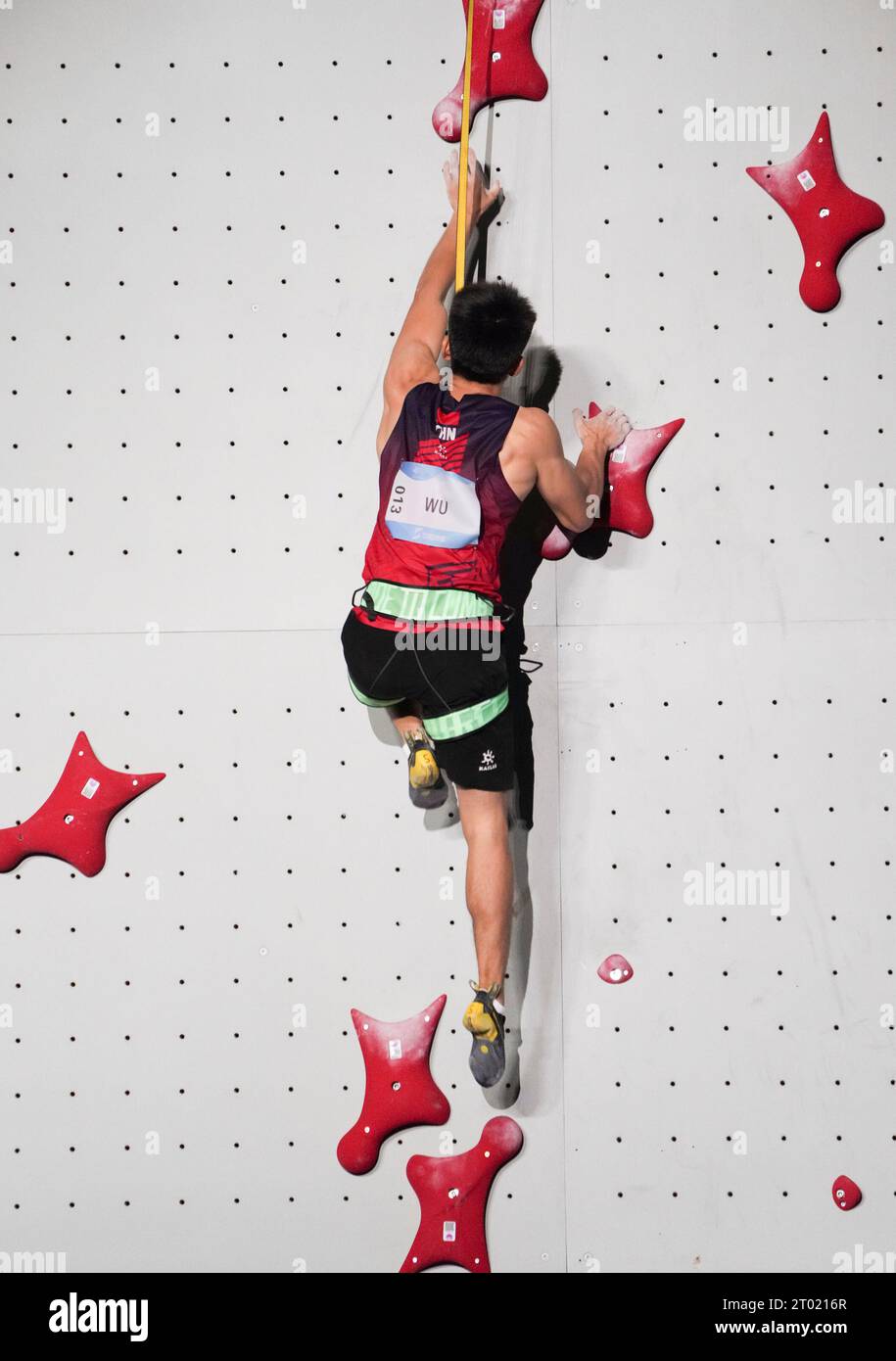 Shaoxing, China's Zhejiang Province. 3rd Oct, 2023. Wu Peng of China ...