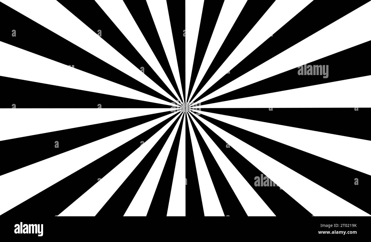 Sun ray light. Sun rays background. Radial burst. Sunburst black ...