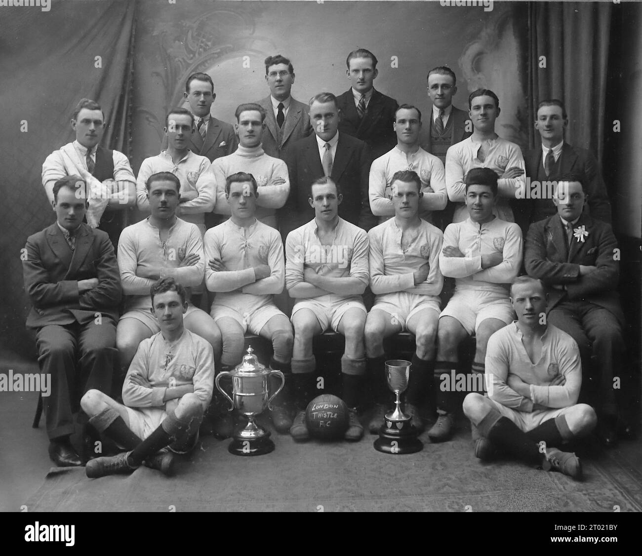London Thistle Football Club team photograph: From a rare original ...
