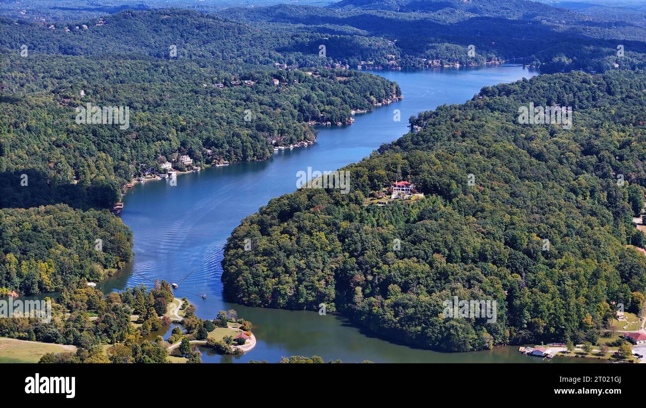 October 2, 2023, Rutherford, NC, USA: Chimney Rock State Park is a ...