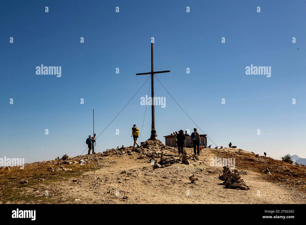 Die Panoramaplattform Steinermandl befindet sich im Gebiet Gitschbwerg ...