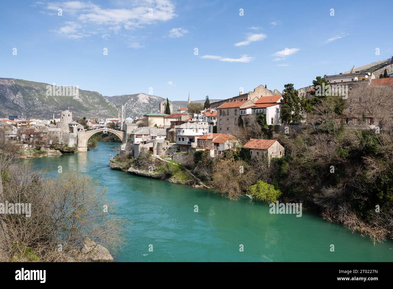 View of Stari Most from Stari Pazar, Mostar Stock Photo - Alamy