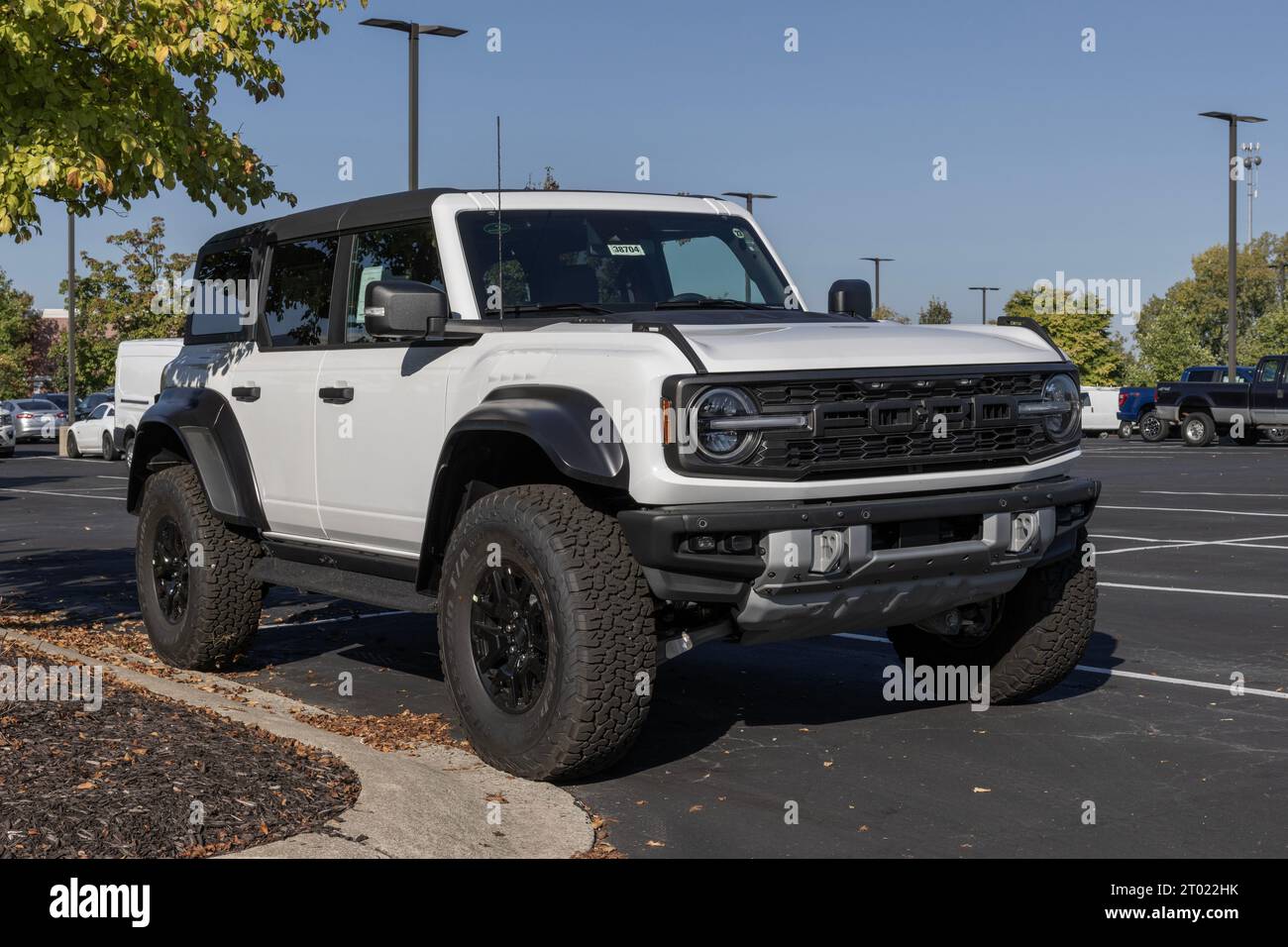 Zionsville - October 1, 2023: Ford Bronco Raptor display. Ford offers ...