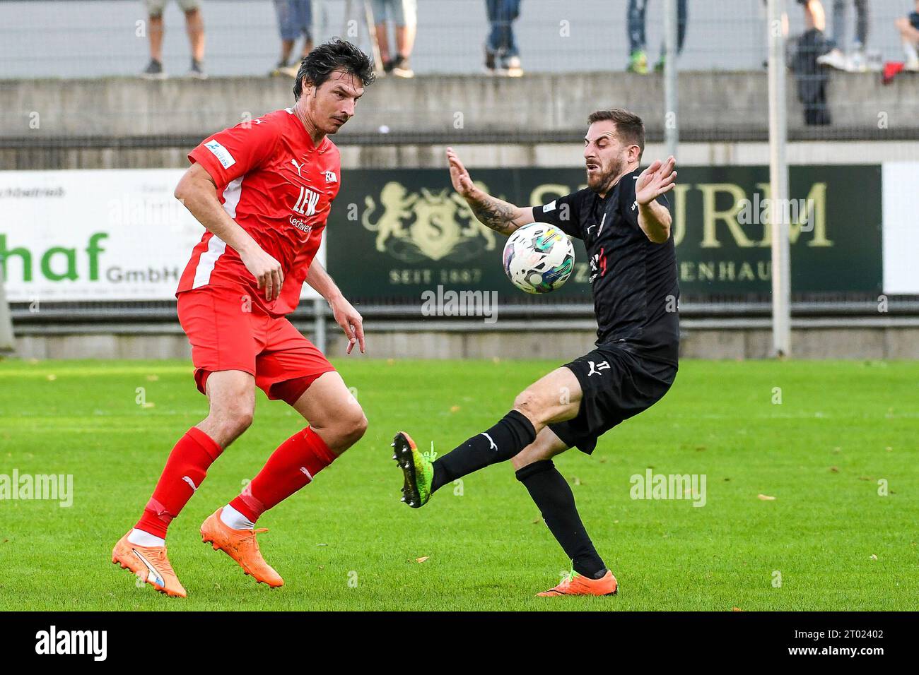 03.10.2023, Arena, Memmingen, GER, RL Bayern, FC Memmingen vs TSV ...