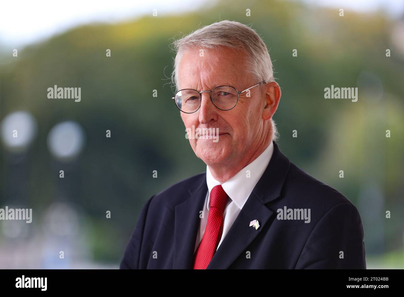 Northern Ireland shadow secretary Hilary Benn at Parliament Buildings ...