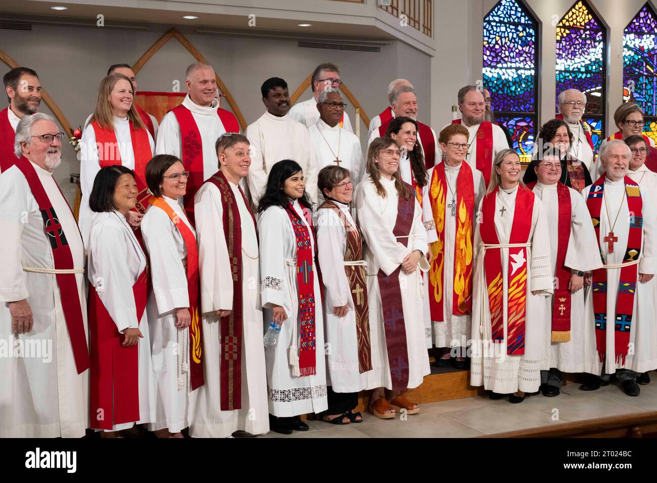 Austin Texas USA, October 1 2023: Ordination ceremony for Cecilia ...