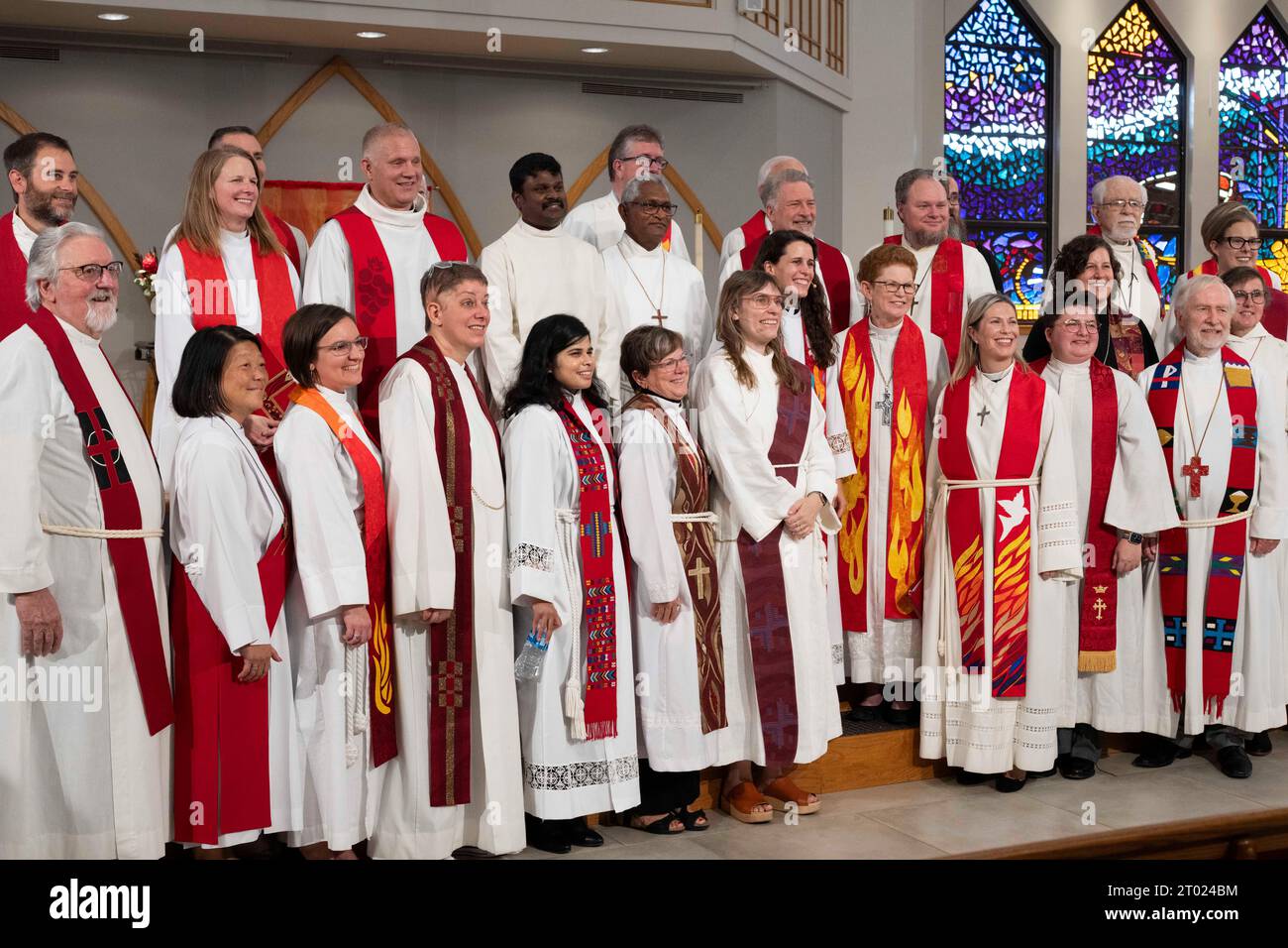 Austin Texas USA, October 1 2023: Ordination ceremony for Cecilia ...