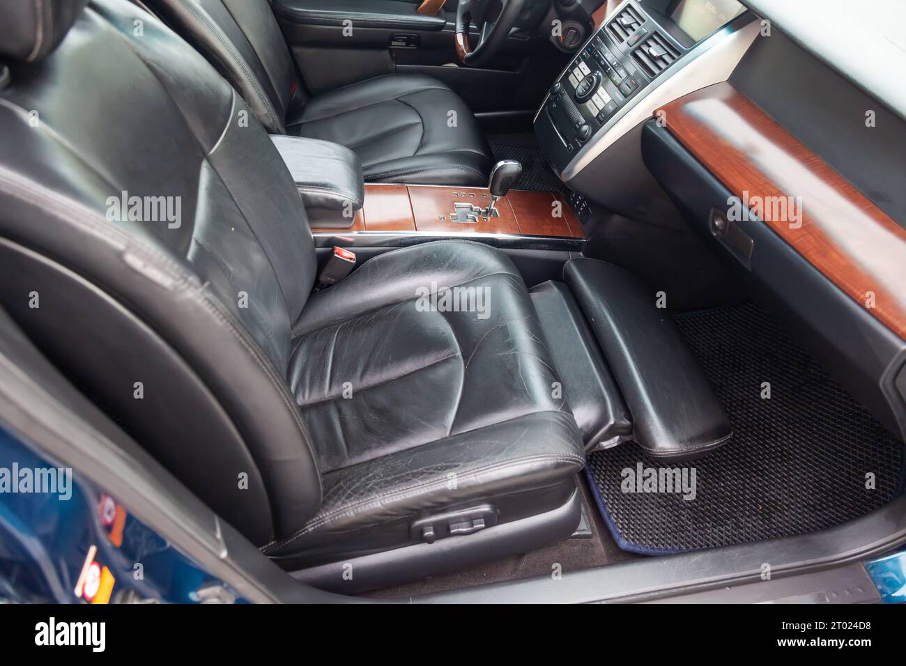 Pavlodar, Kazakhstan - 07.11.2023: nissan Teana japanese car interior ...