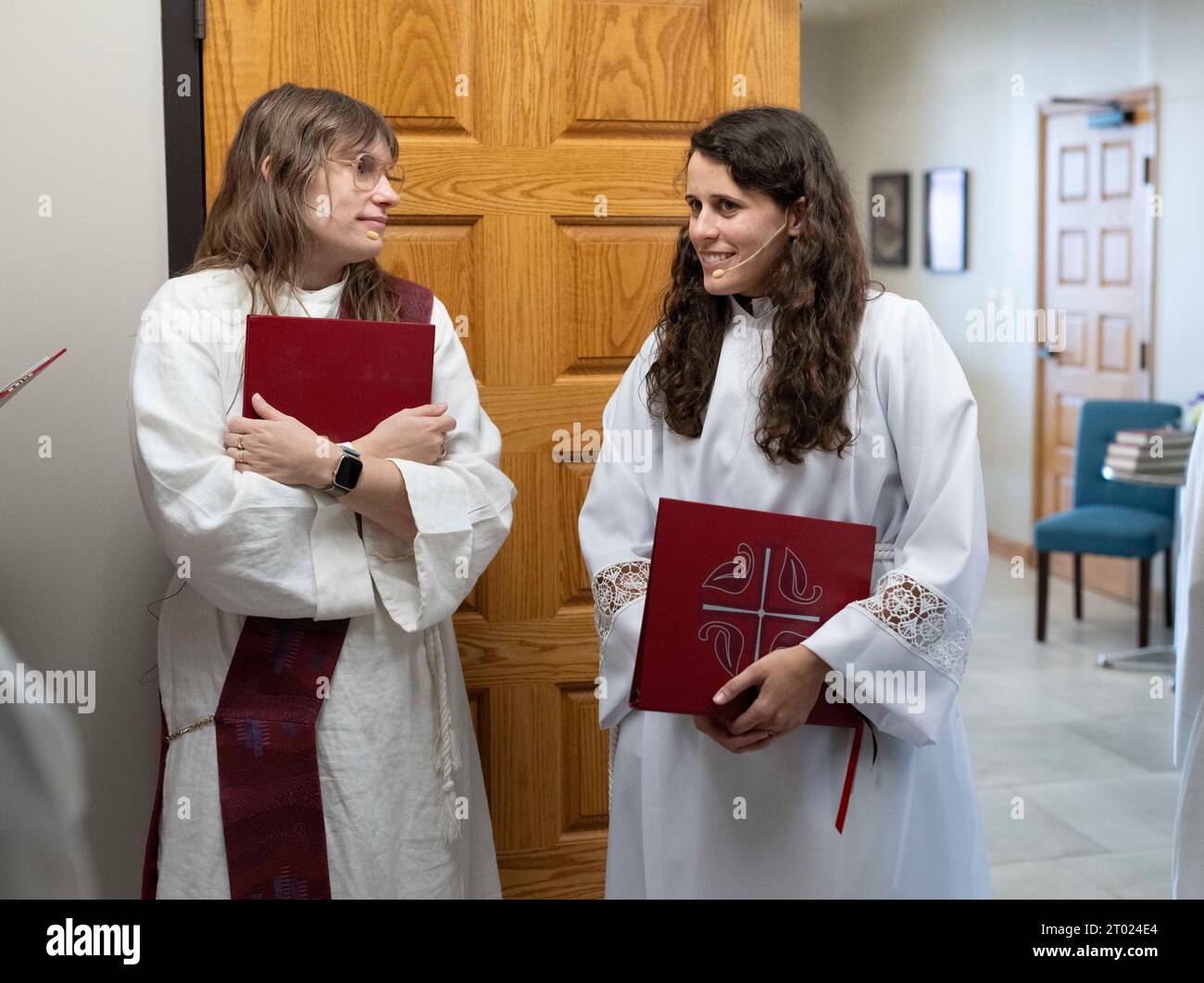 Austin Texas USA, October 1 2023: Ordination ceremony for Cecilia ...