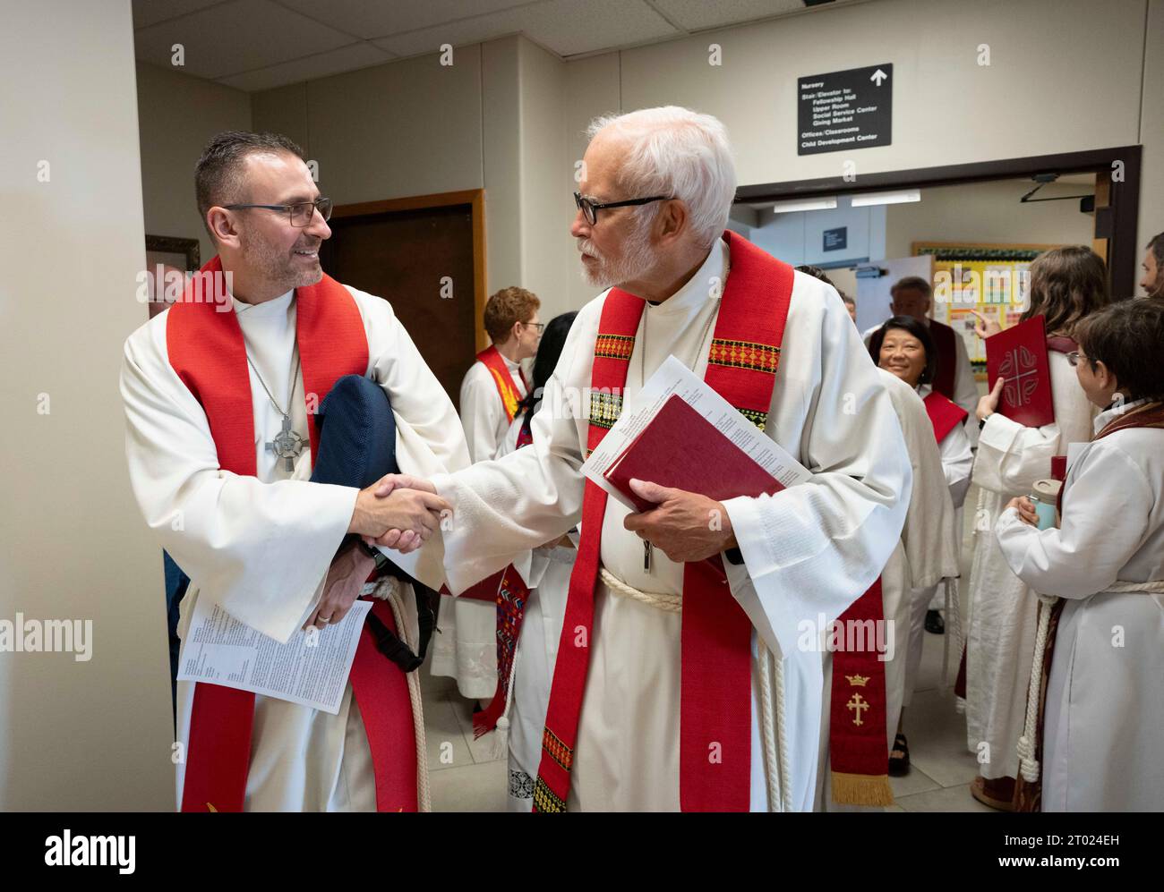 Austin Texas USA, October 1 2023: Ordination ceremony for Cecilia ...