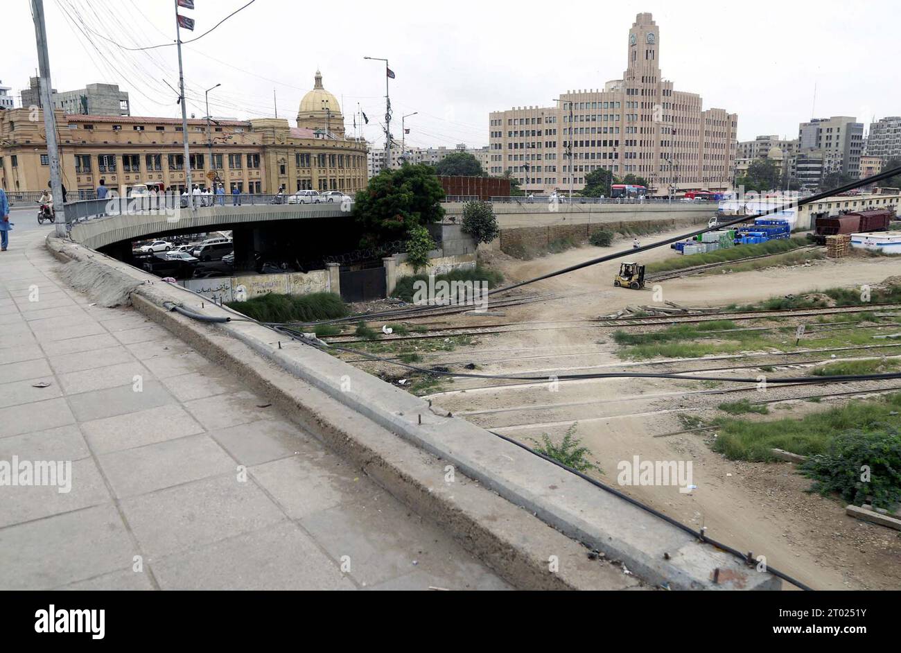 Safety walls seen broken by drug addicts for collecting irons at Native ...